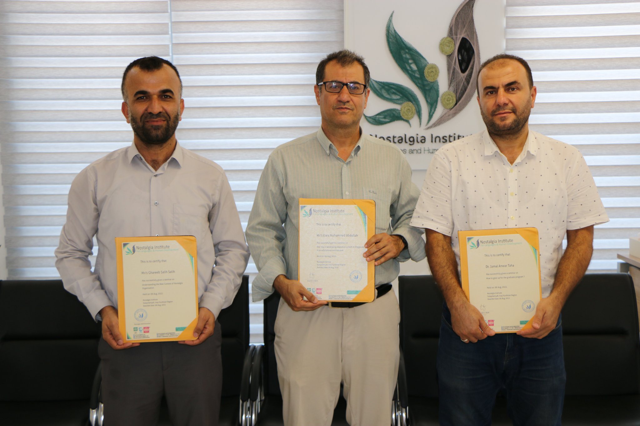 Nostalgia Institute held three different seminars. – Nostalgia